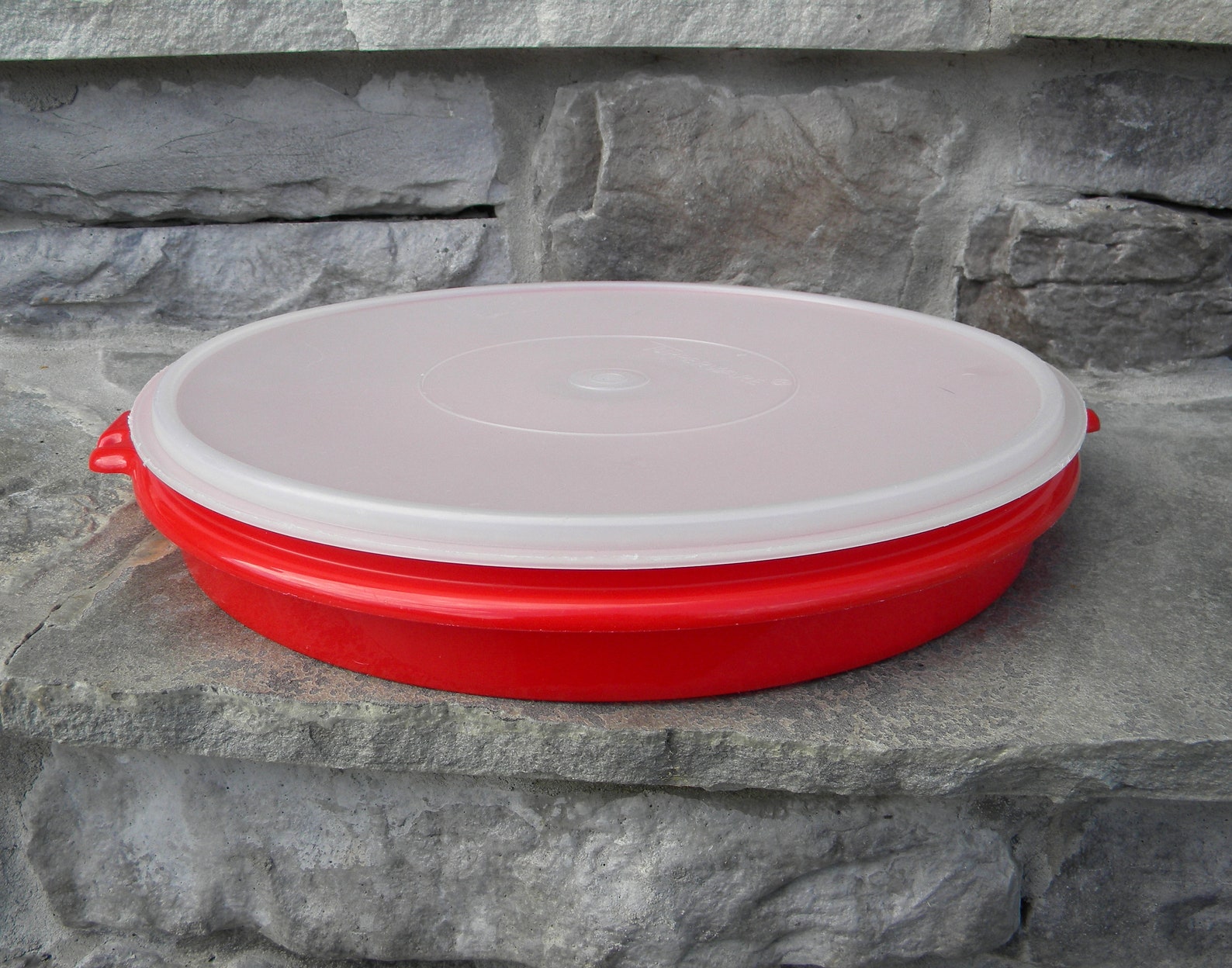 Vintage Red Tupperware Appetizer Tray / Red Tupperware Relish - Etsy