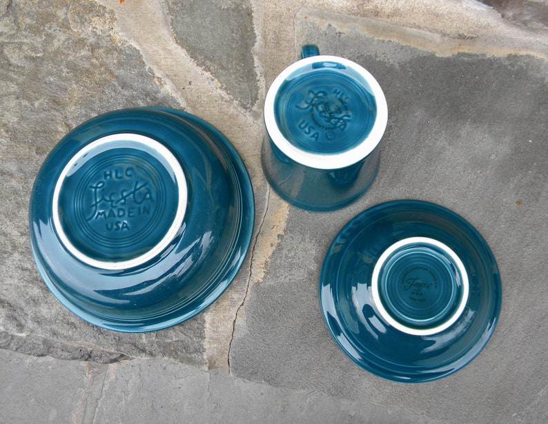 Vintage Fiesta Ware Juniper Pieces / Fruit Dessert (sauce) Bowl ...
