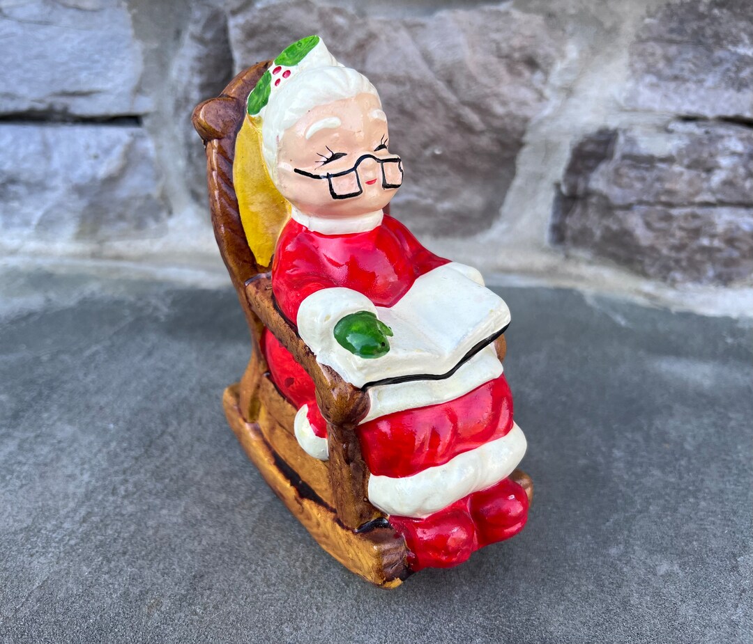 Vintage Mrs Claus Bank / Christmas Bank / Chalkware / Holiday Bank ...