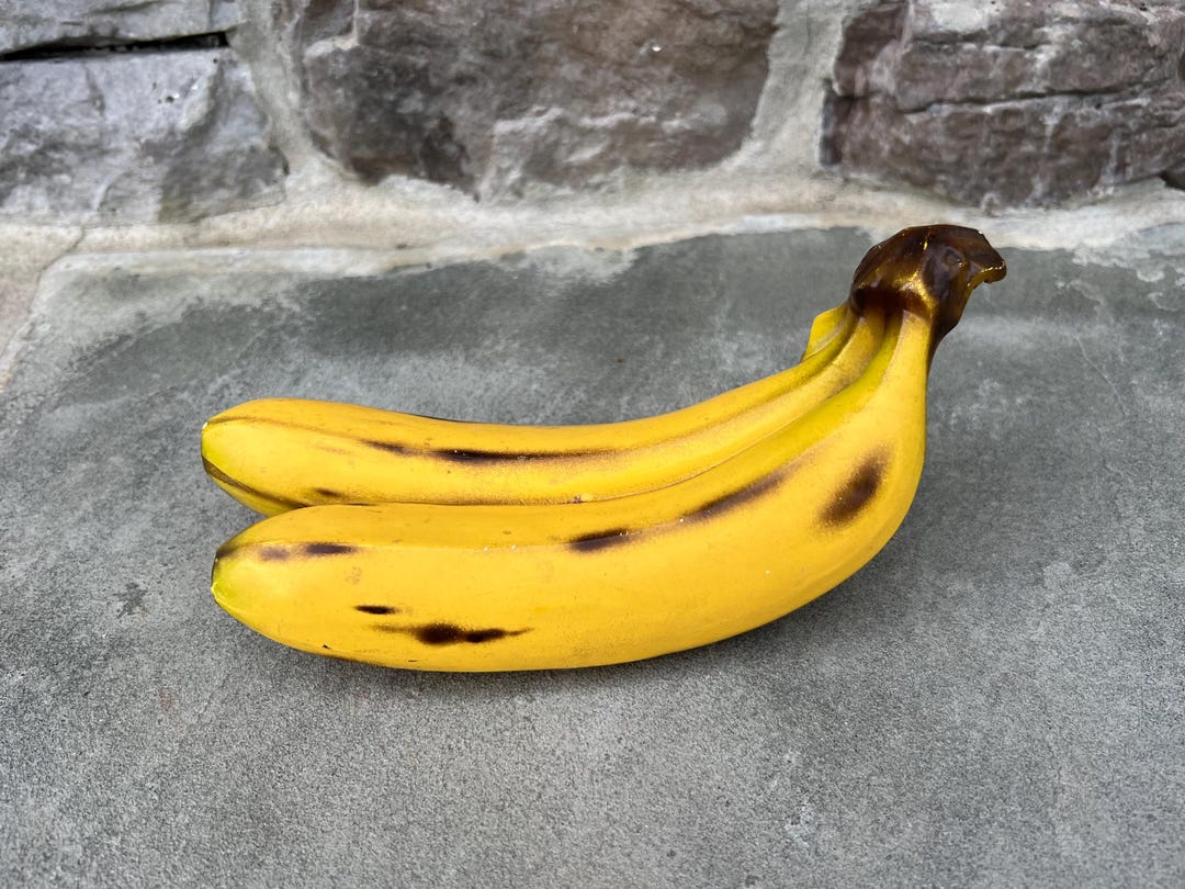 Vintage Ceramic Bananas / Kitchen Decor / Banana Bunch / Retro Vintage ...