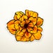 Marigold Flower Vinyl Sticker - Etsy