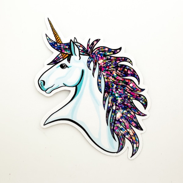 Unicorn Vinyl Sticker - Etsy