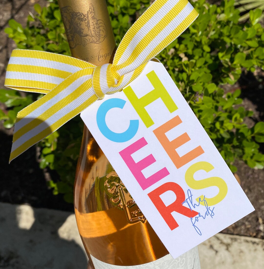 Hanging Gift Tag | Bright Cheer - Etsy