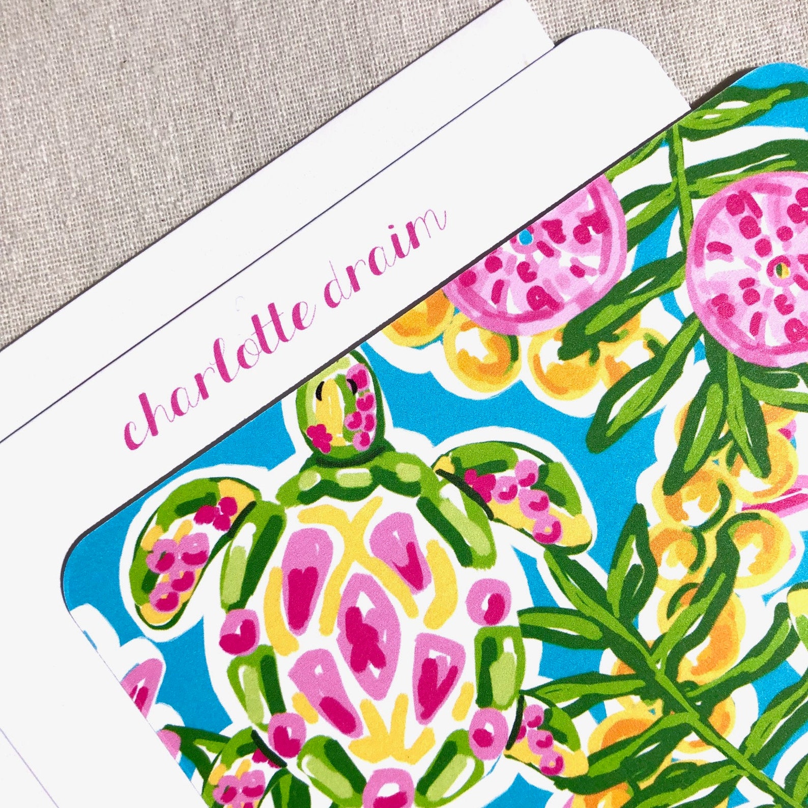 Notecards | Sea Turtle Pattern - Etsy