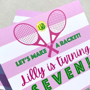 Invitation | Make a Racket! - Etsy