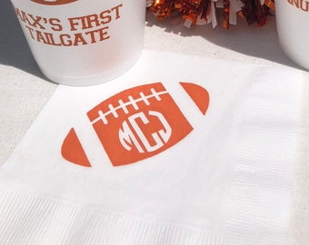 Football Paper Napkins - Etsy