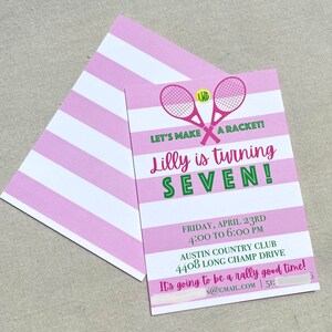 Invitation | Make a Racket! - Etsy