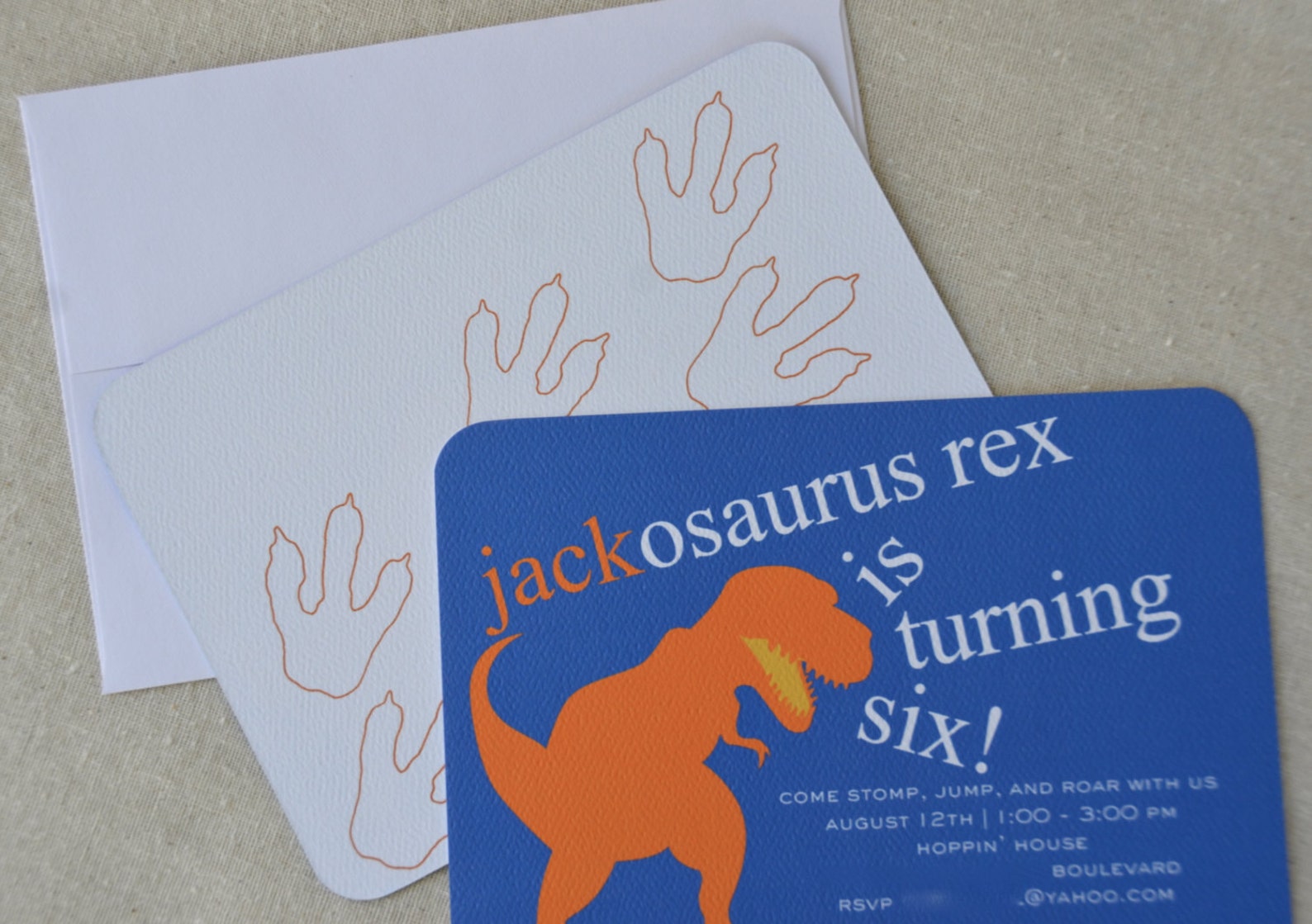 Invitation You-osaurus Rex - Etsy