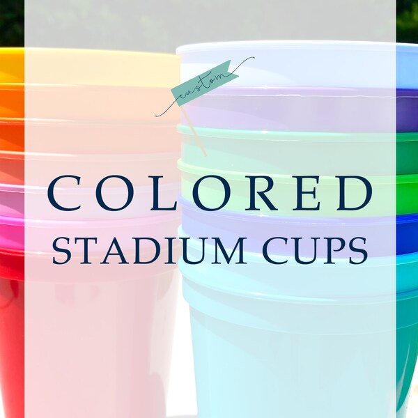 Plastic Stadium Cups - Etsy
