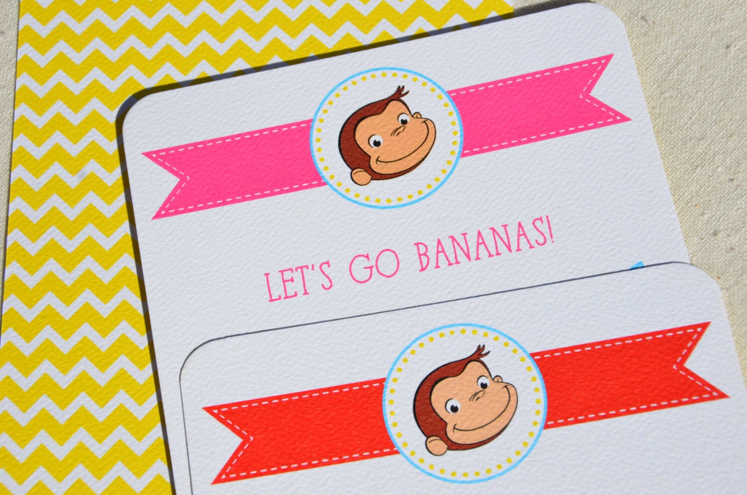 Invitation Curious George | Etsy
