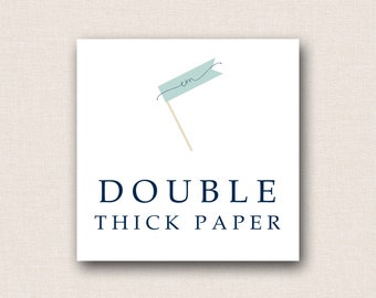 Double Thick Paper - Etsy