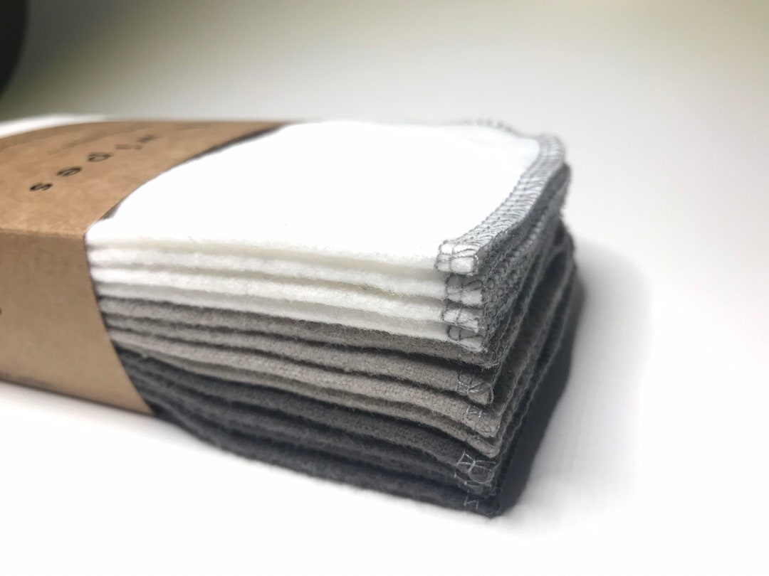 Cloth Wipes Tri-color Family Cloths Zero Waste Neutral - Etsy UK