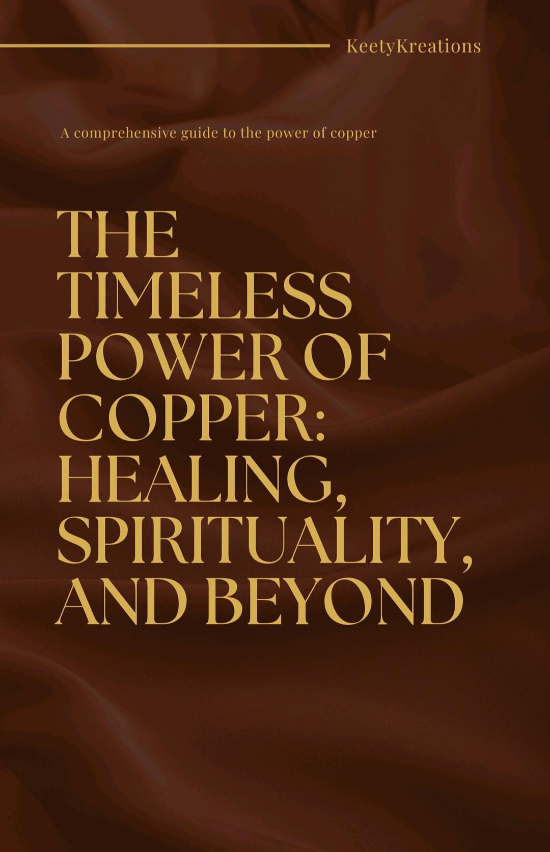 The Timeless Power of Copper: Healing, Spirituality and Beyond - Etsy
