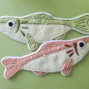 Felt Fish Patch - Etsy