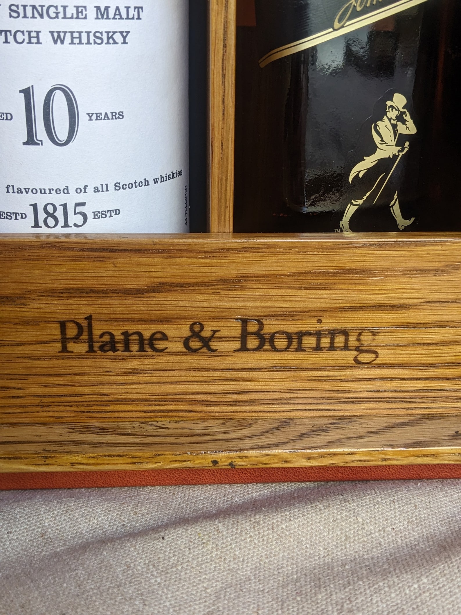 Handcrafted Leather Field Bar: Portable Liquor Cabinet With Serving ...