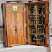 Handcrafted Leather Field Bar: Portable Liquor Cabinet With Serving ...