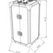 Handcrafted Leather Field Bar: Portable Liquor Cabinet With Serving ...