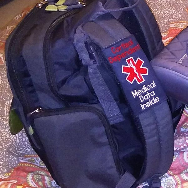 Medical Info Tag - Etsy