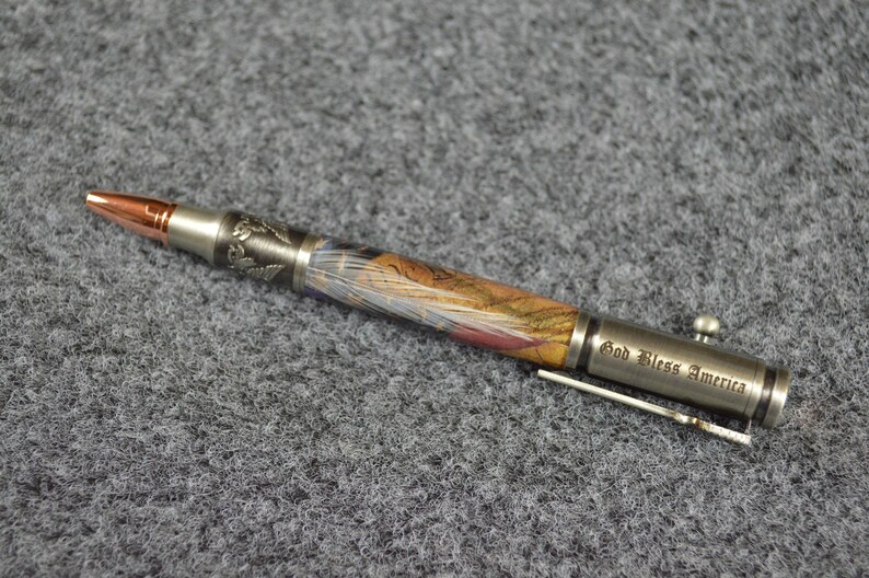 Patriotic Eagle Pen, U S Constitution and White Feathers, #0212 - Etsy