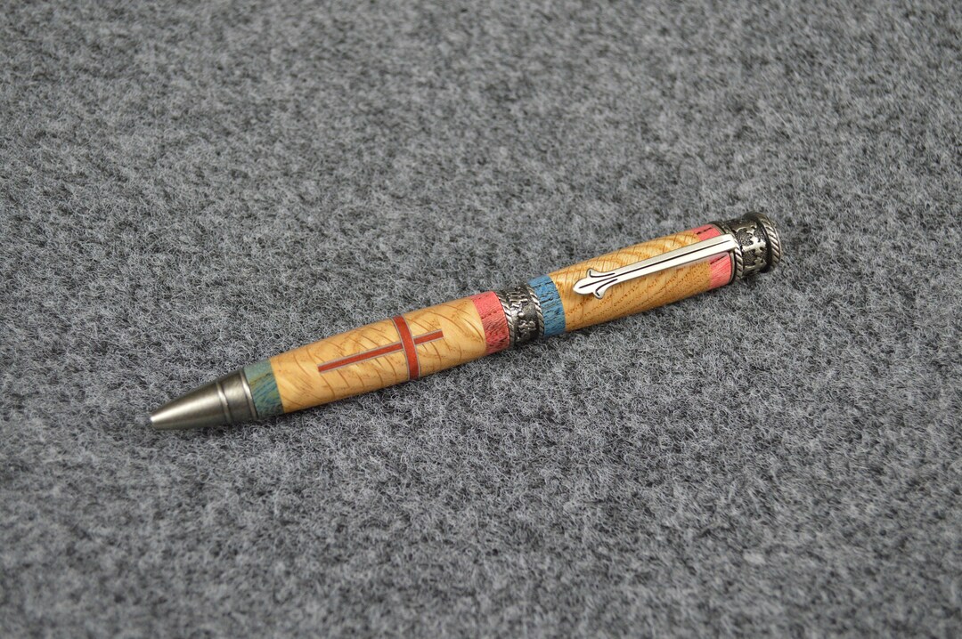 Faith Hope Love Pen With Red Cross, Reclaimed Wood From Razed Church ...