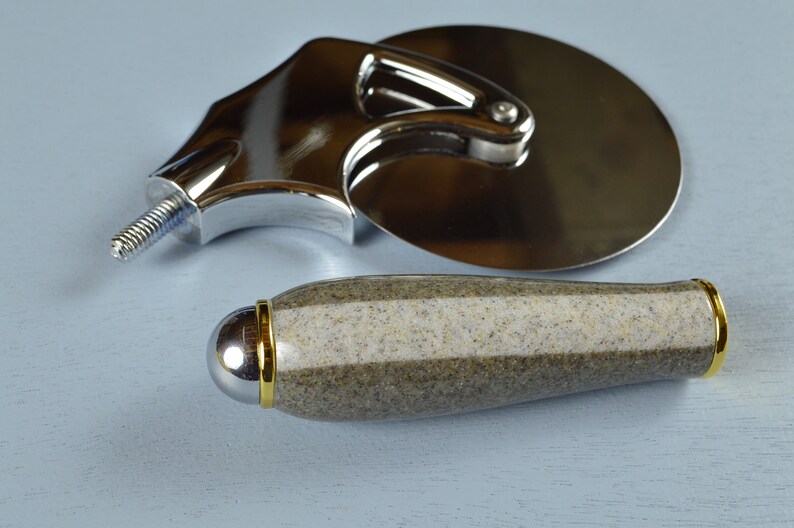 Deluxe Pizza Cutter, Multi Color Handle, Heavy Duty Stainless, Large 4 ...