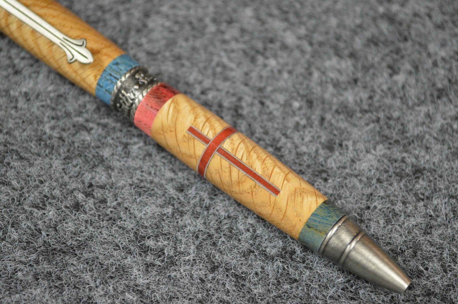 Faith Hope Love Pen With Red Cross, Reclaimed Wood From Razed Church ...