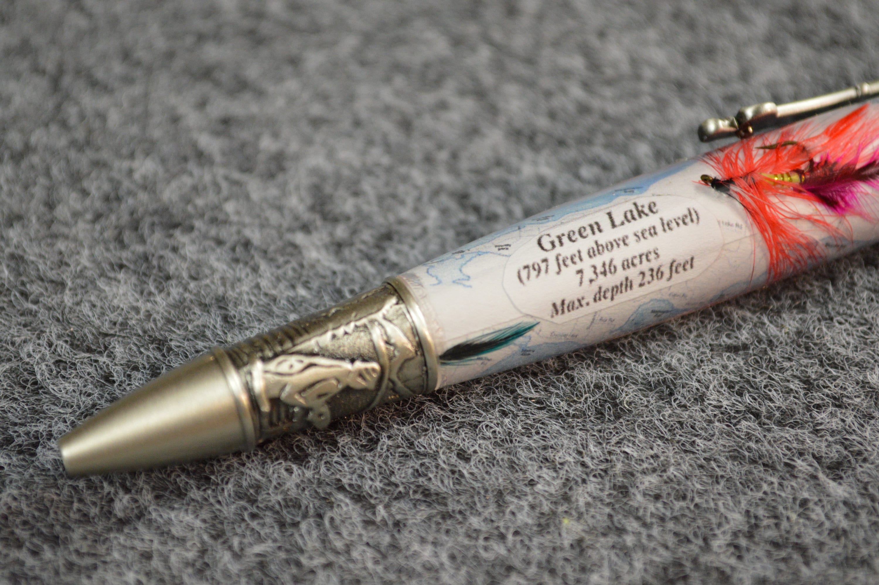 Fishing Lure Pen Big Green Lake Wisconsin Ballpoint 0167 - Etsy