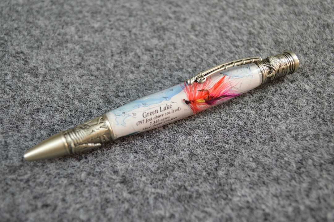 Fishing Lure Pen Big Green Lake Wisconsin Ballpoint 0167 - Etsy