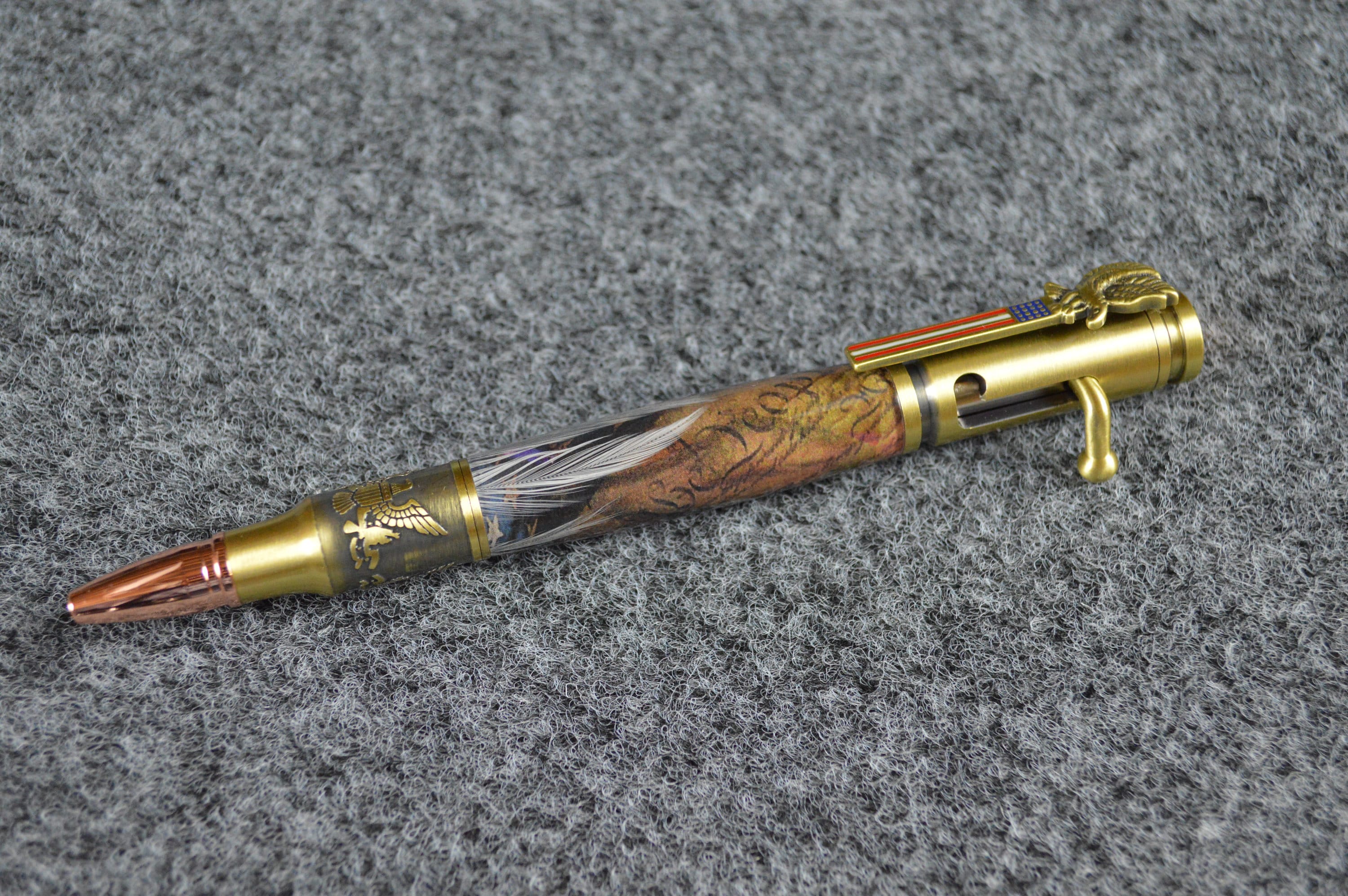 Patriotic Eagle Pen, U S Constitution and White Feathers, #0211 - Etsy