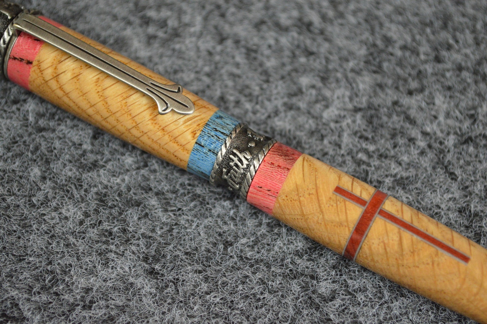 Faith Hope Love Pen With Red Cross, Reclaimed Wood From Razed Church ...