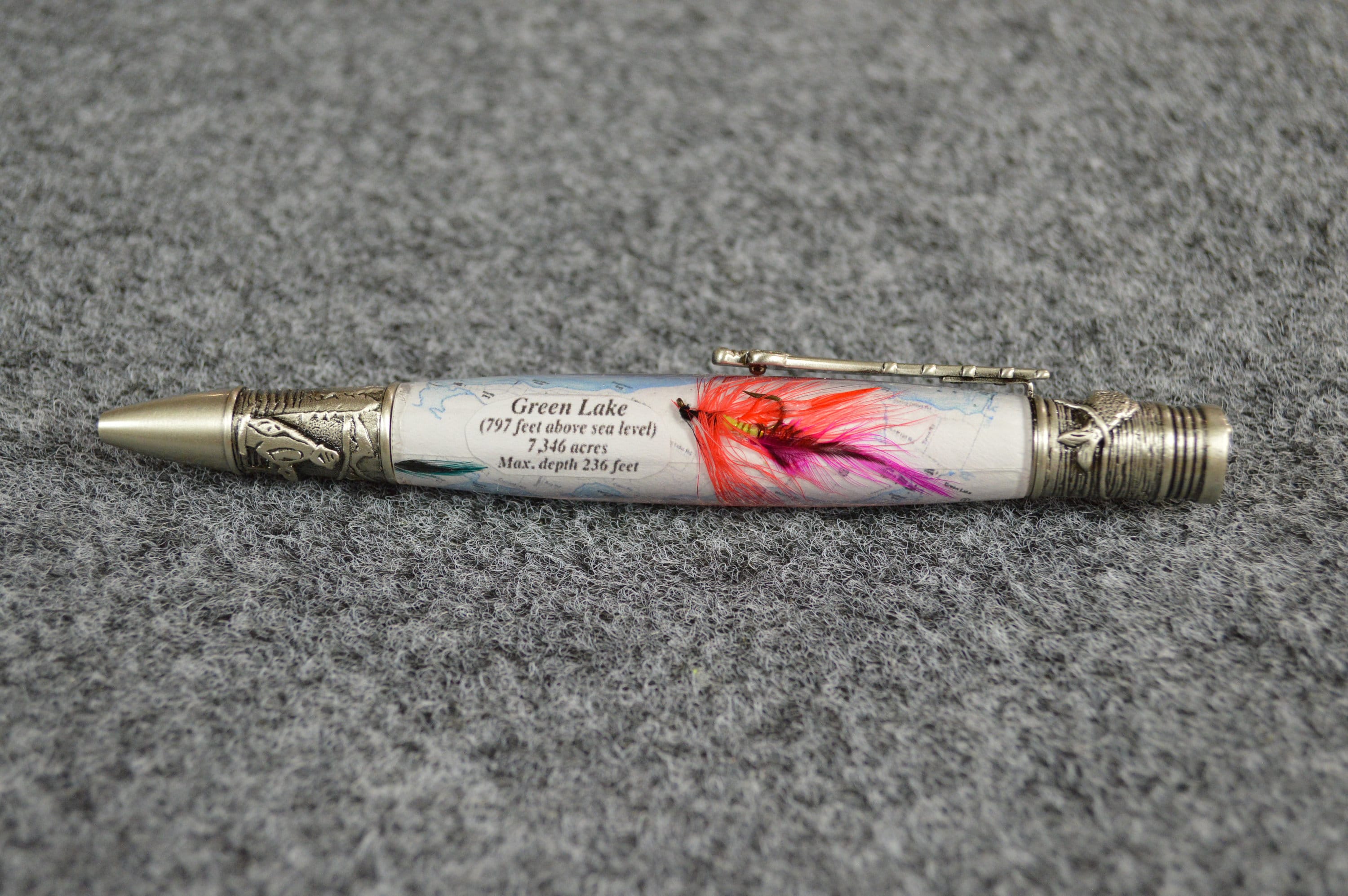 Fishing Lure Pen Big Green Lake Wisconsin Ballpoint 0167 - Etsy