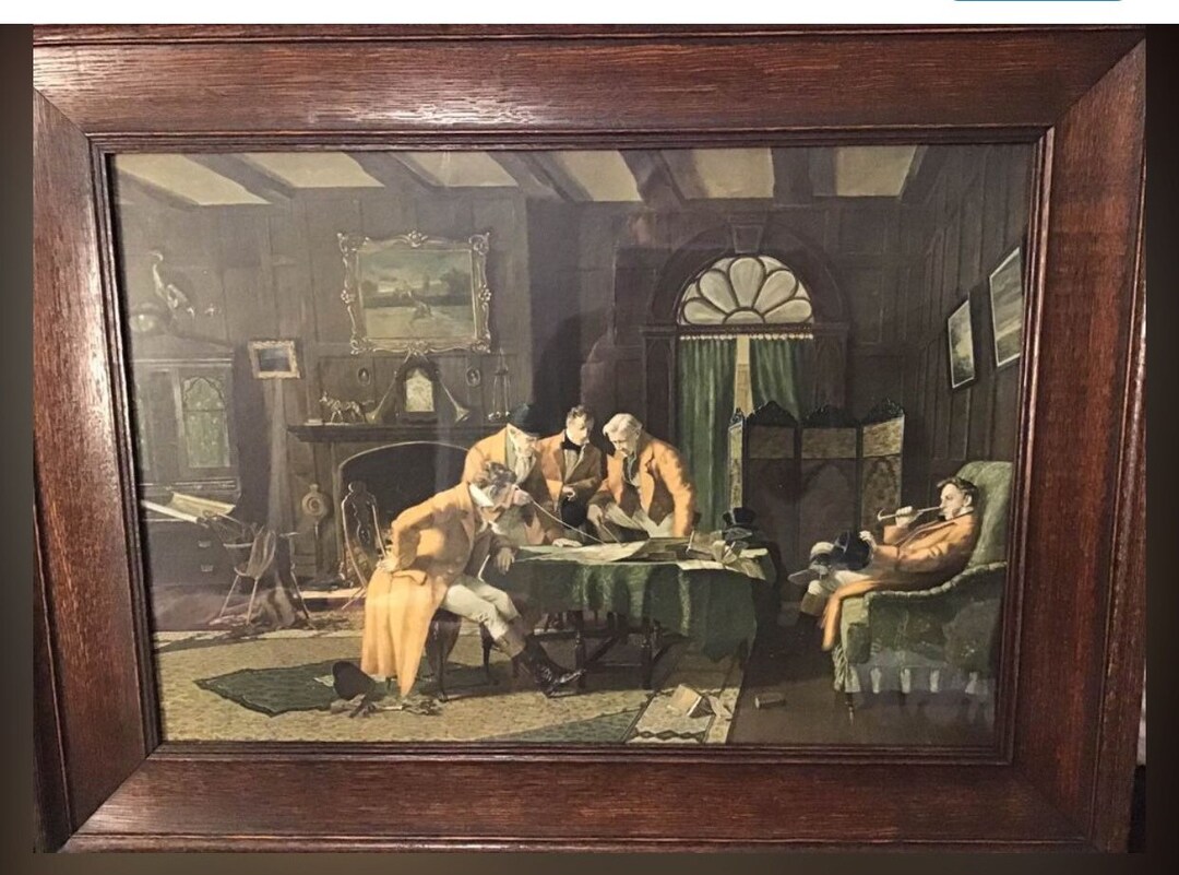 Rare Antique William Verplanck Birney 1908 Nicely Framed Print in VGC ...