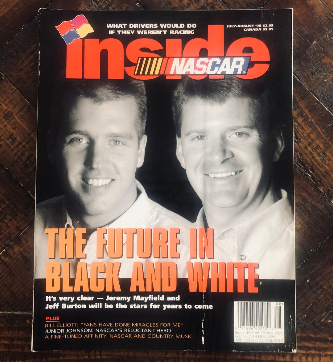 Vintage Inside NASCAR 1998 Magazine- Ads, Stories, Photos GC - Etsy