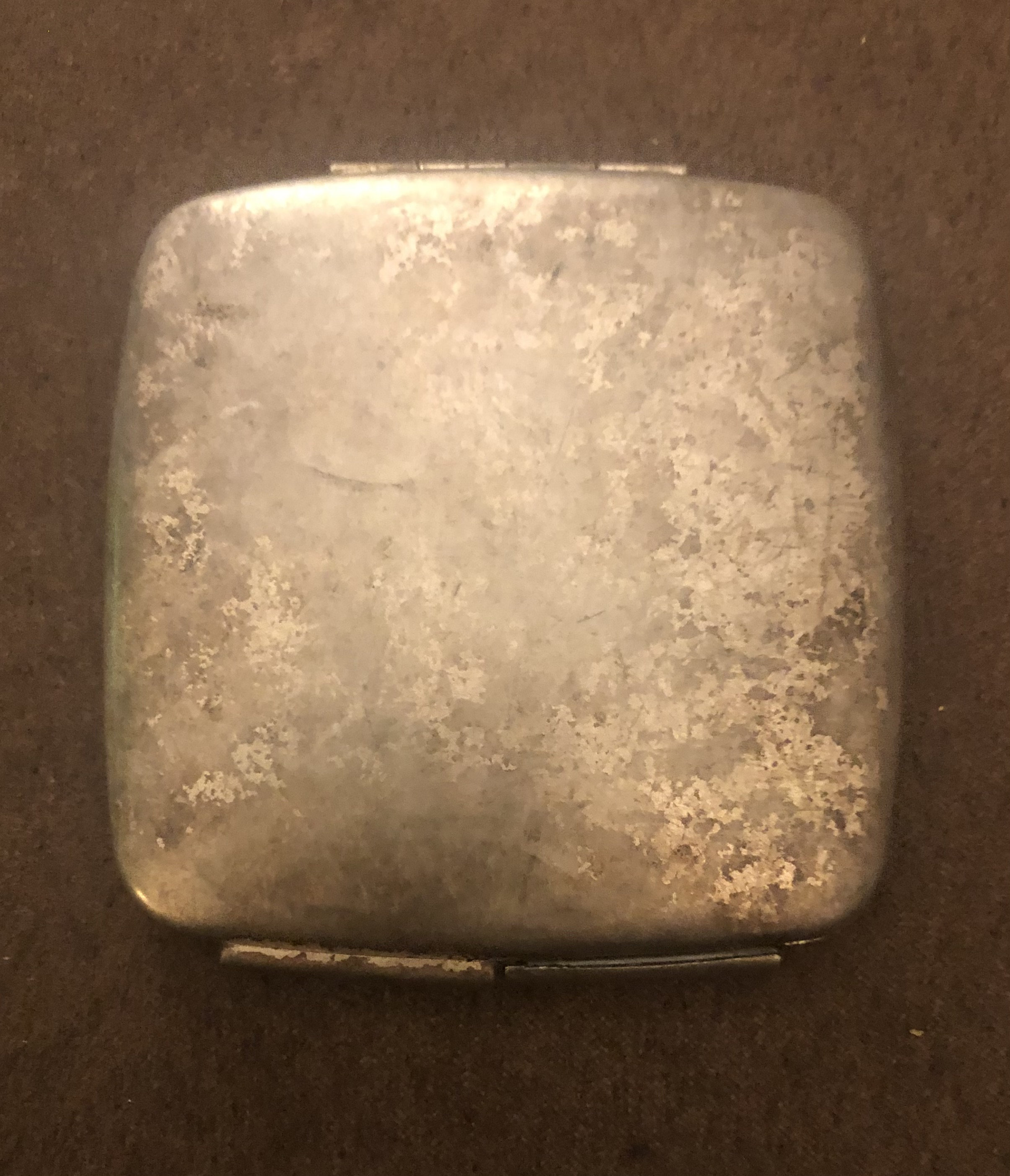 Vintage/antique Silver Plated Compact Mirror-as Is - Etsy