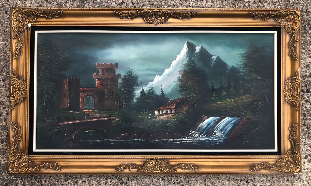 Beautiful Original Vintage/antique Oil Painting by H.hermans Framed on ...