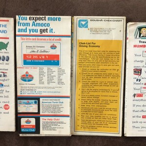 4 Vintage Maps-florida-pennsylvania-wash Dc-new Jersey Gas Station Maps ...
