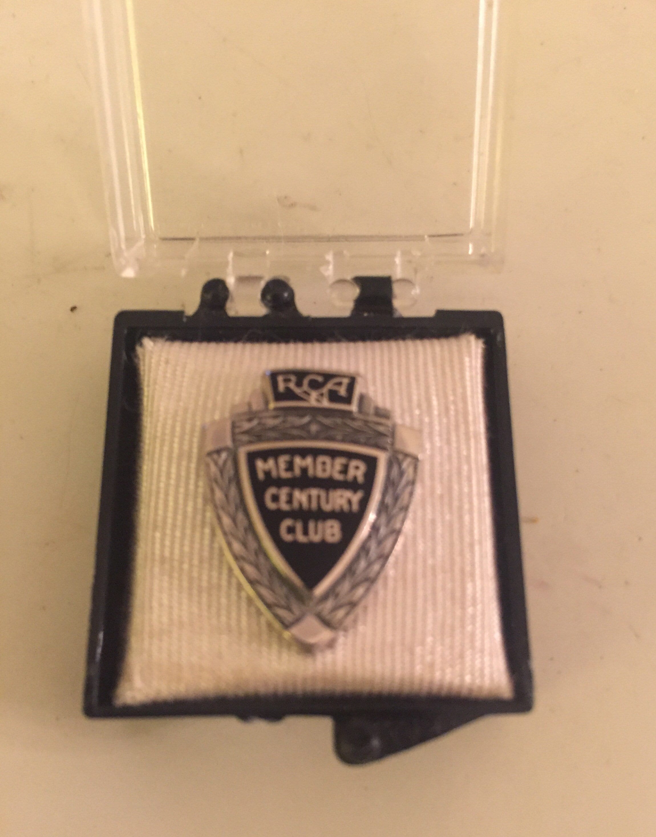 Vintage R C A Member Century Club Sterling Silver Pin NOS - Etsy