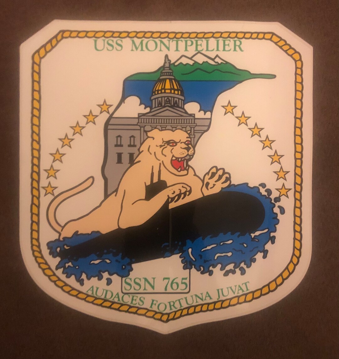 NOS USS Montpelier SSN 765 - Submarine Ship Decal Sticker 7.5 X 7.5” - Etsy
