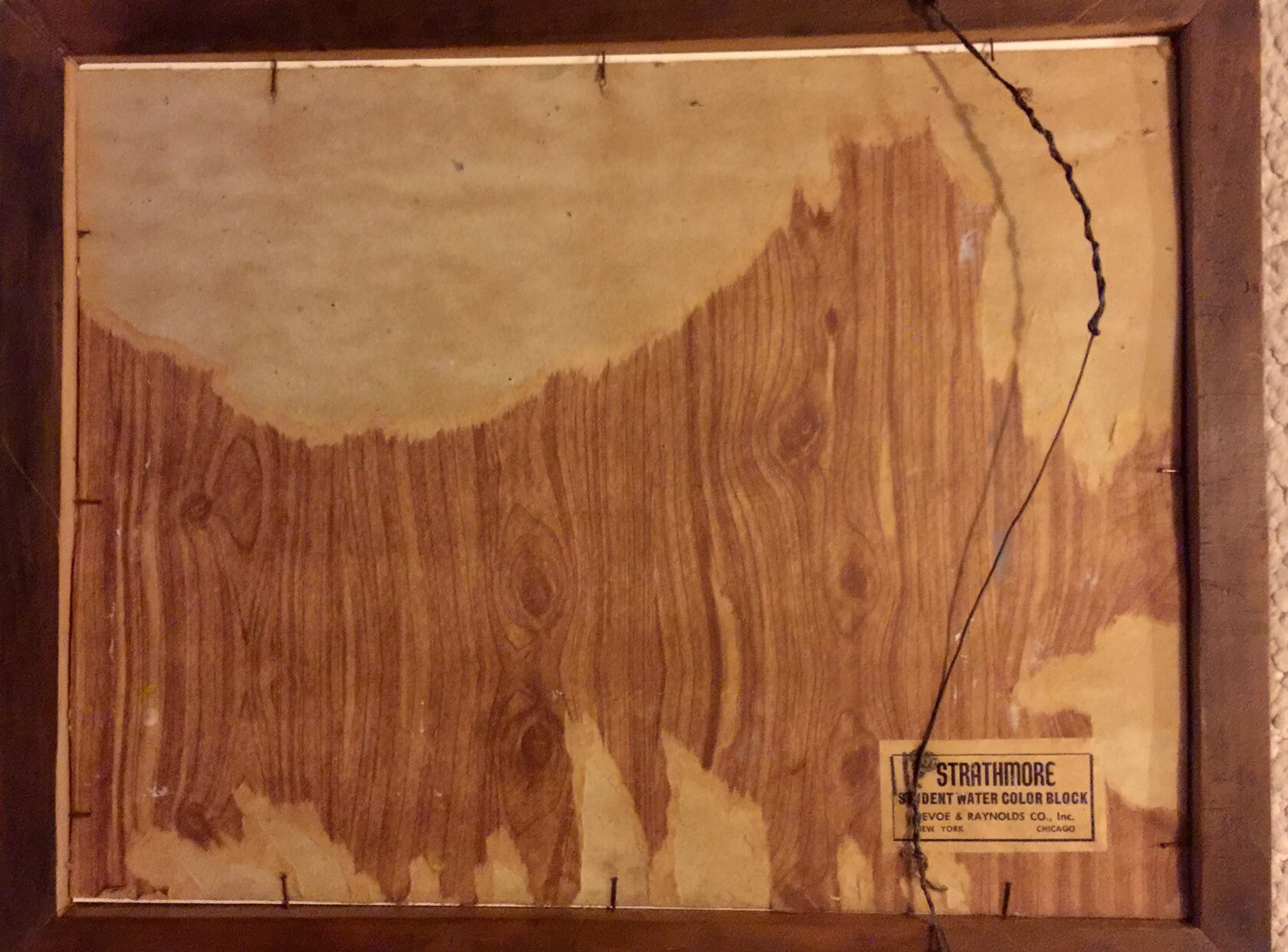 Antique Original Signed Water Color Painting With Devoe & Raynolds Co ...