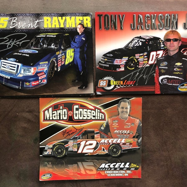 Nascar Drivers Autographs - Etsy