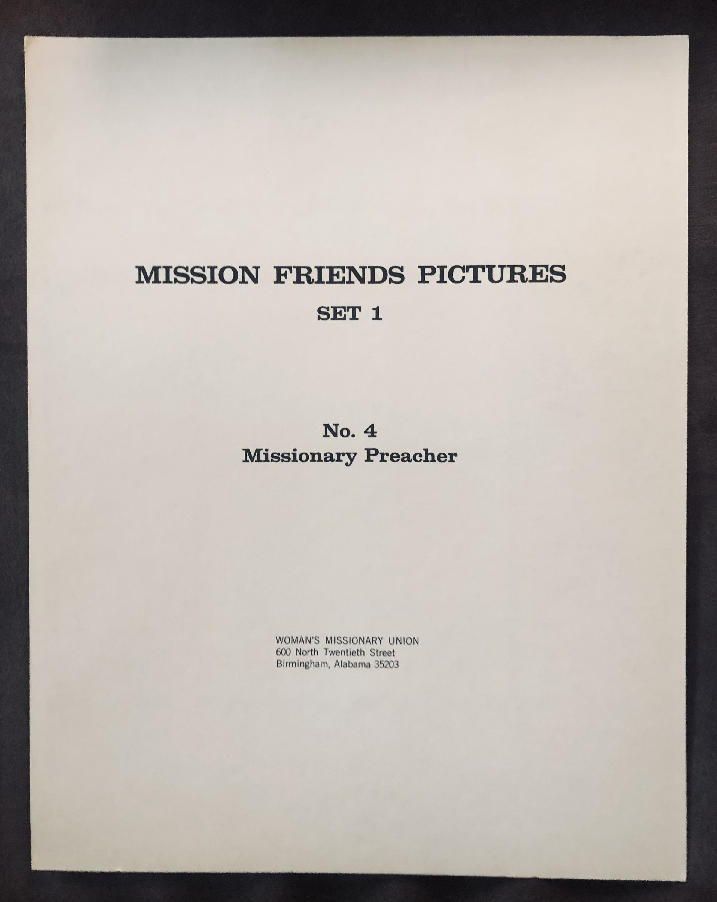 Vintage Mission Friends Black & White Photo Missionary Preacher 11x14 ...