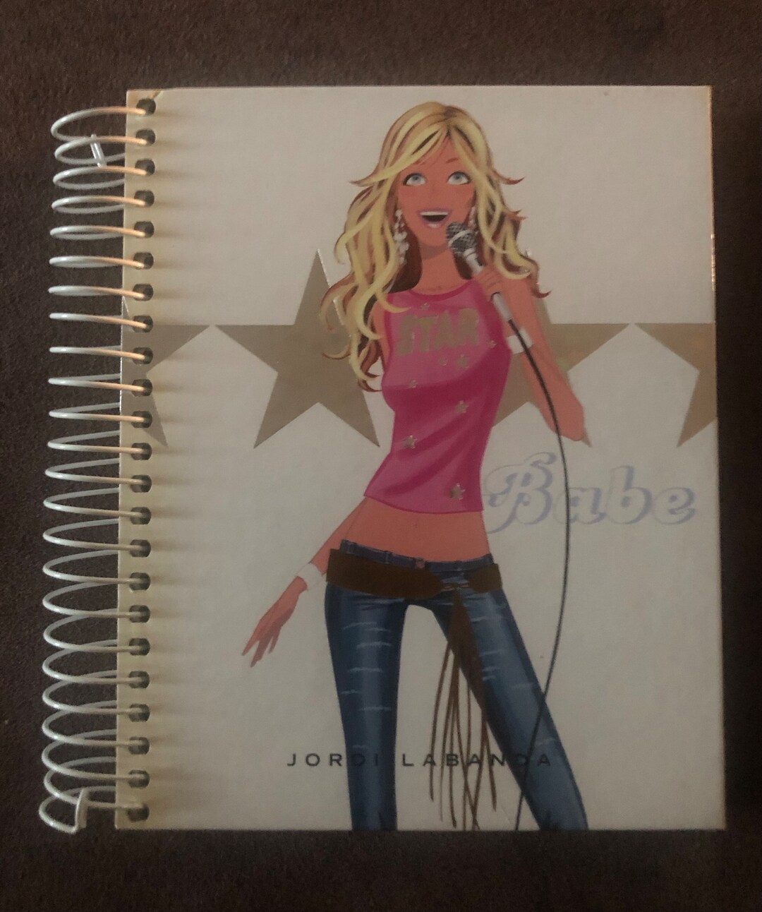 Vintage Jordi Labanda 6x5 Spiral Ring HC Notebook Ruled STAR - Etsy