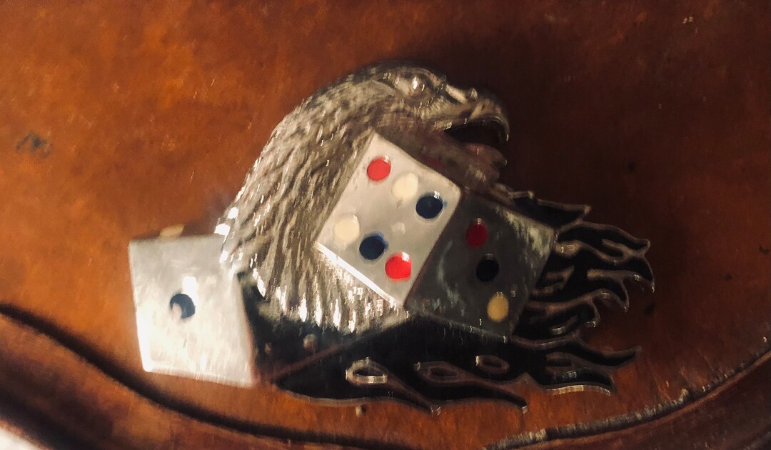 Eagle-fire, and Dice Belt Buckle - Etsy