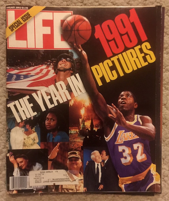 Life Magazine 1991 Year in Pictures Jan 1992 Great Stories - Etsy