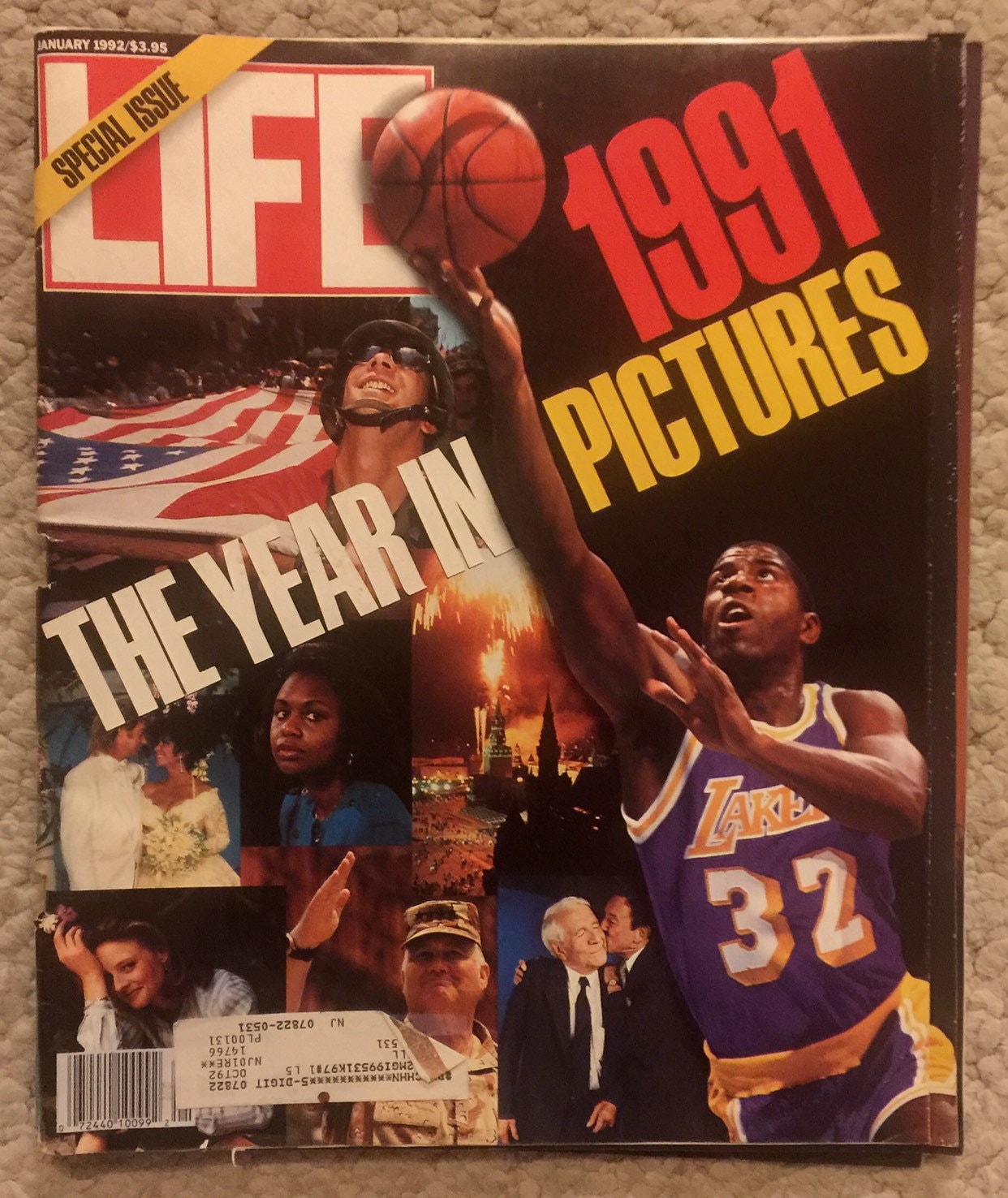 Life Magazine 1991 Year in Pictures Jan 1992 Great Stories, Ads ...