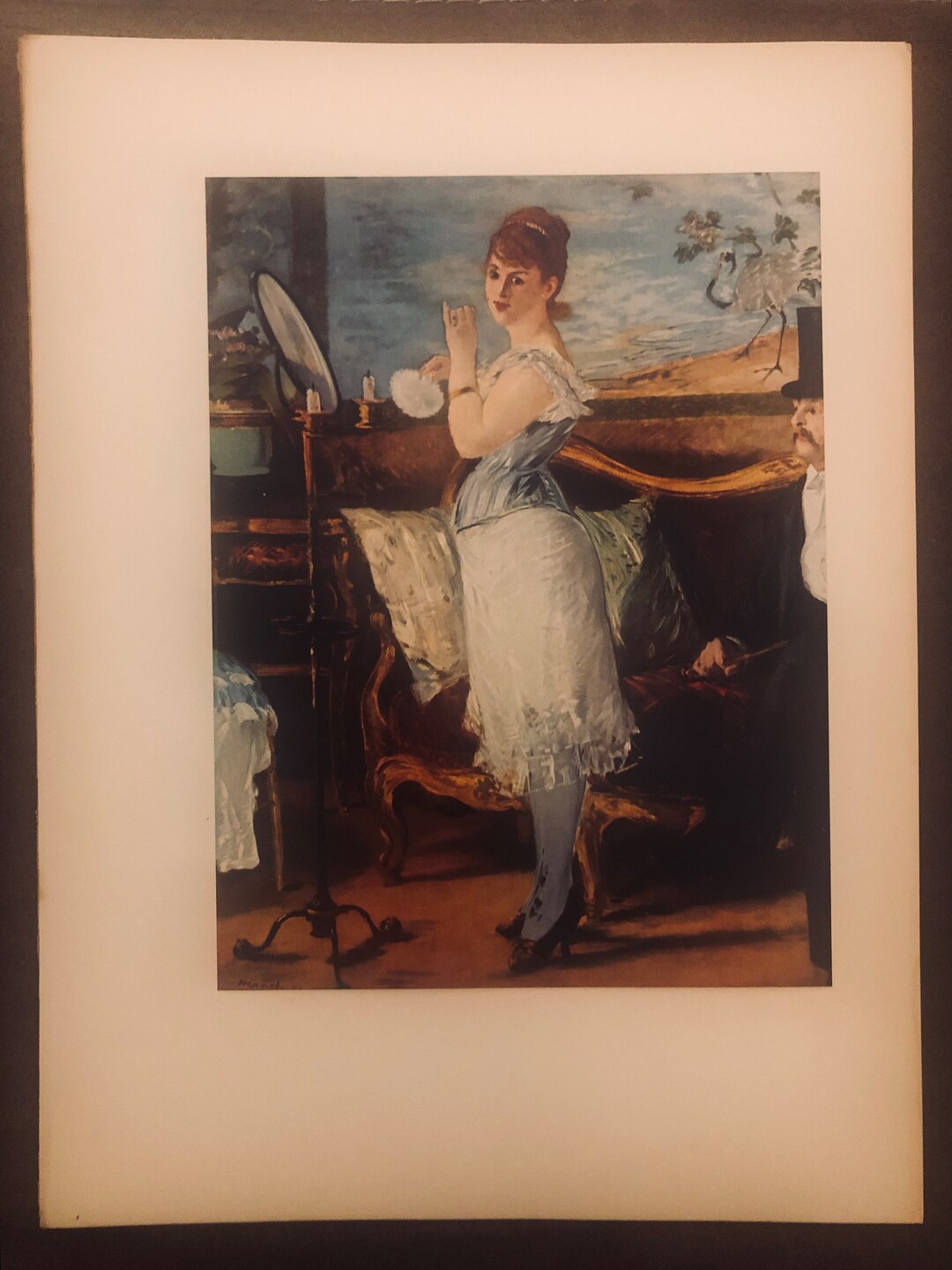 Vintage Manet 1953 Reproduction Print 1877 Nana 8x10” & 14x11” - Etsy