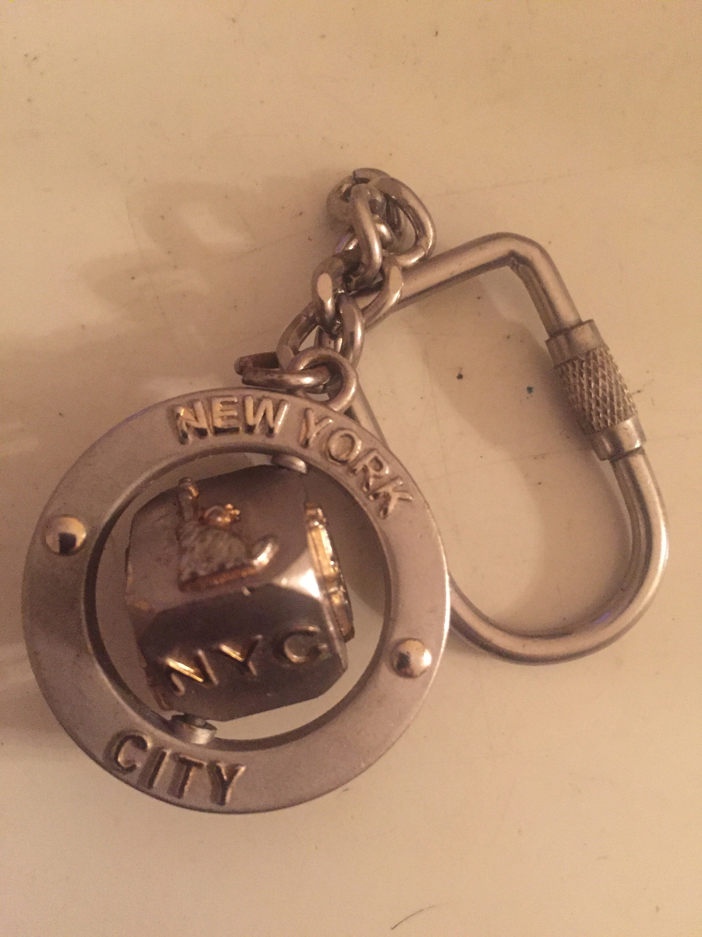 Vintage New York City Keychain - Etsy UK
