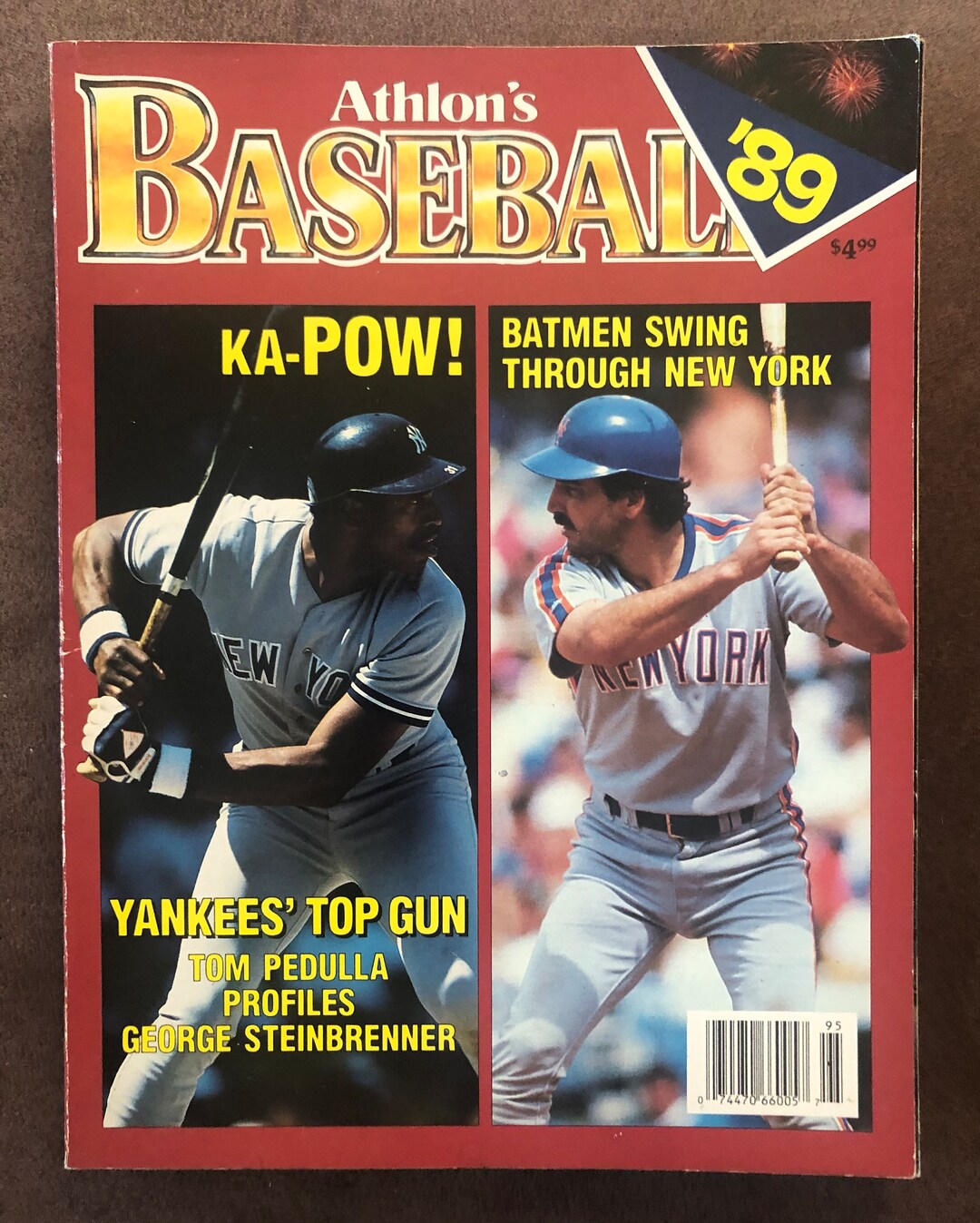 Vintage Athlons 1989 Baseball Magazine-winfield-hernandez-ryan- +++ Gc ...