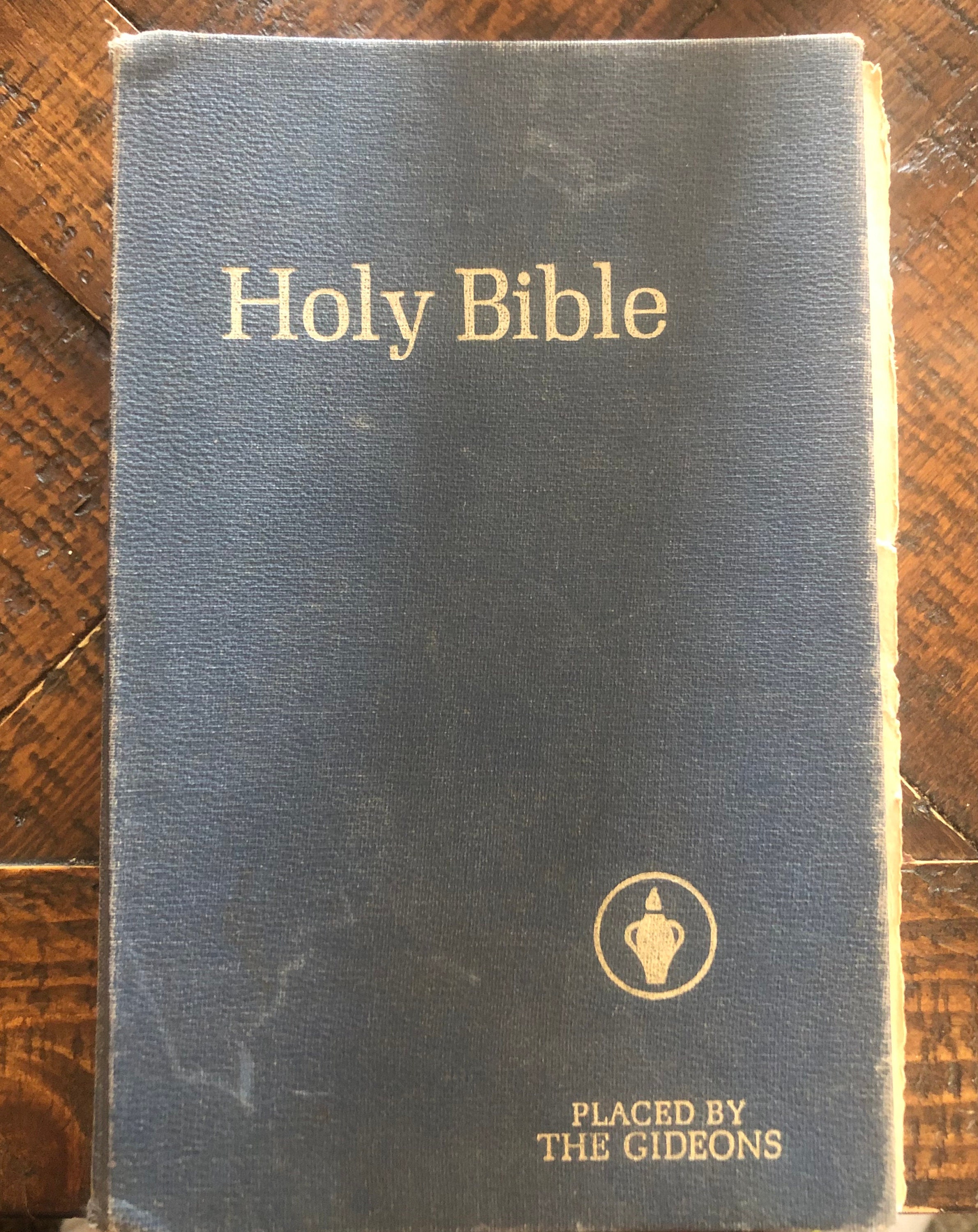 Vintage Religious Holy Bible Placed by the Gideons Hardcover Book - Etsy