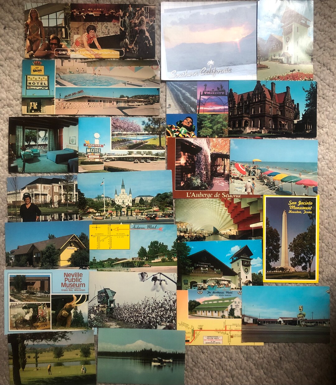 25 Vintage U S Cities Postcards-90% Unused GC - Etsy